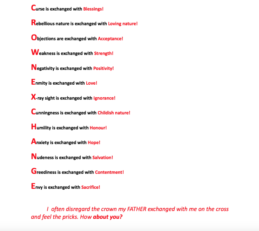 An Expensive CROWN EXCHANGE – STC